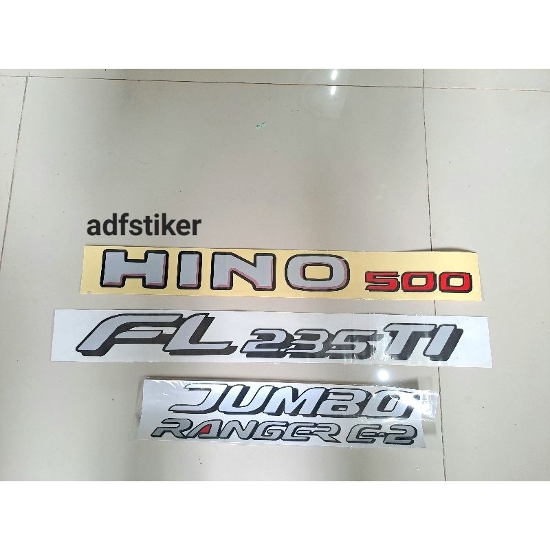 Hino 500 Fl 235 ti stickers / hino 500 FL235TI hino 500 jumbo ranger e2 ...