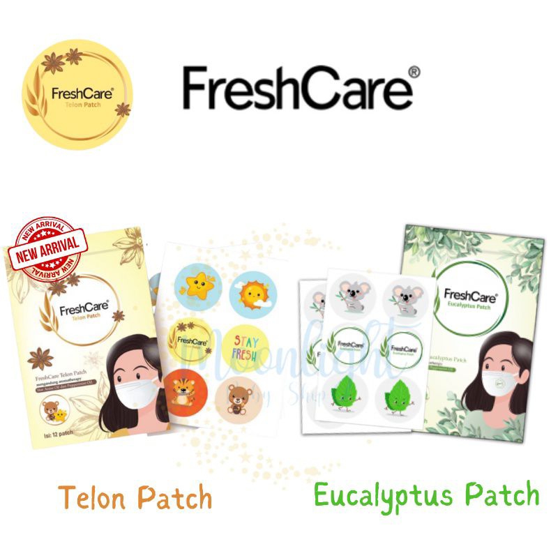 Freshcare Patch - Mask Deodorizer Contains 12 Patches Eucalyptus Telon ...