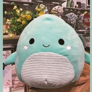 Original Nessie the Dino Fish Squishmallow doll, 30cm large | Shopee ...