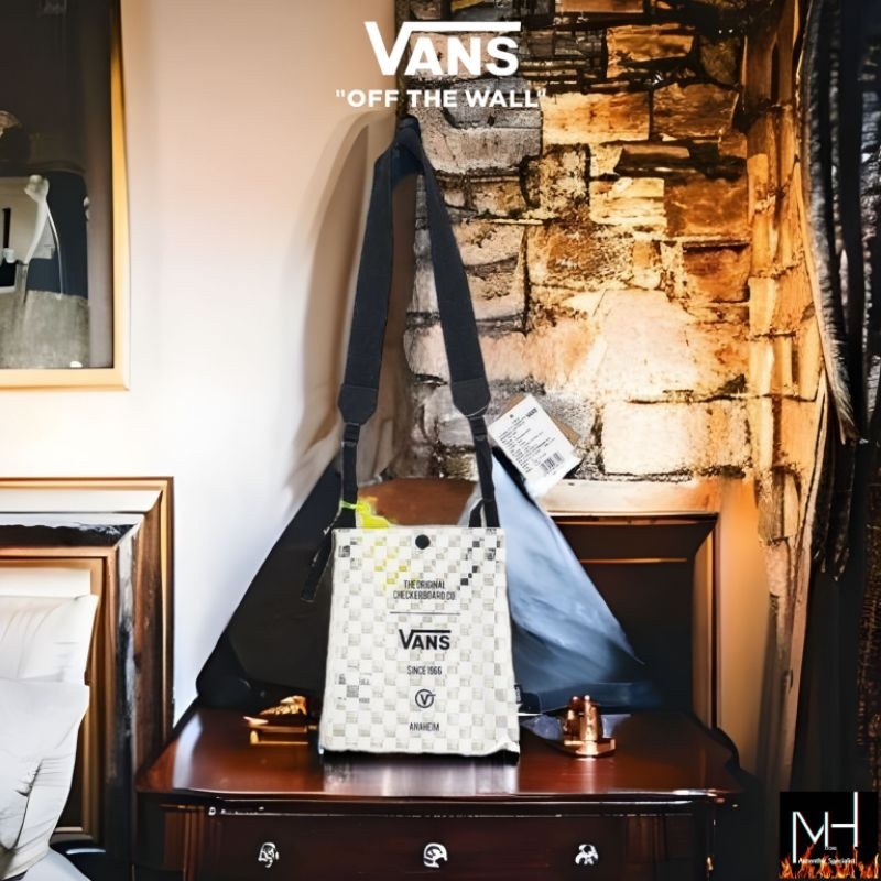 Vans Ap neon Crossbody Bag Checkerboard Clear White 100% Original ...