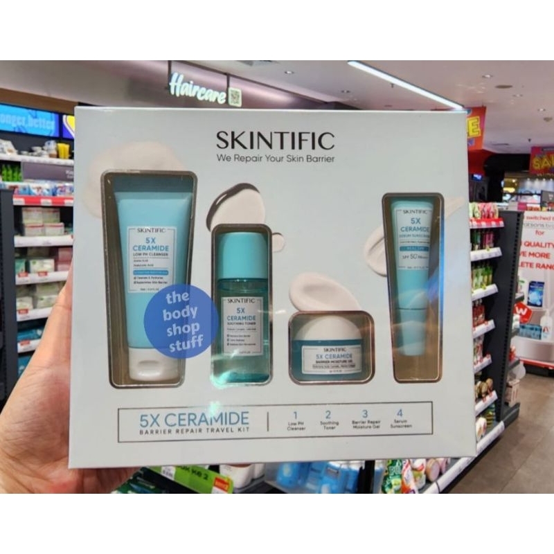 Original Skintific barrier Travel Kit Skintific Trial Kit 5x ceramide ...
