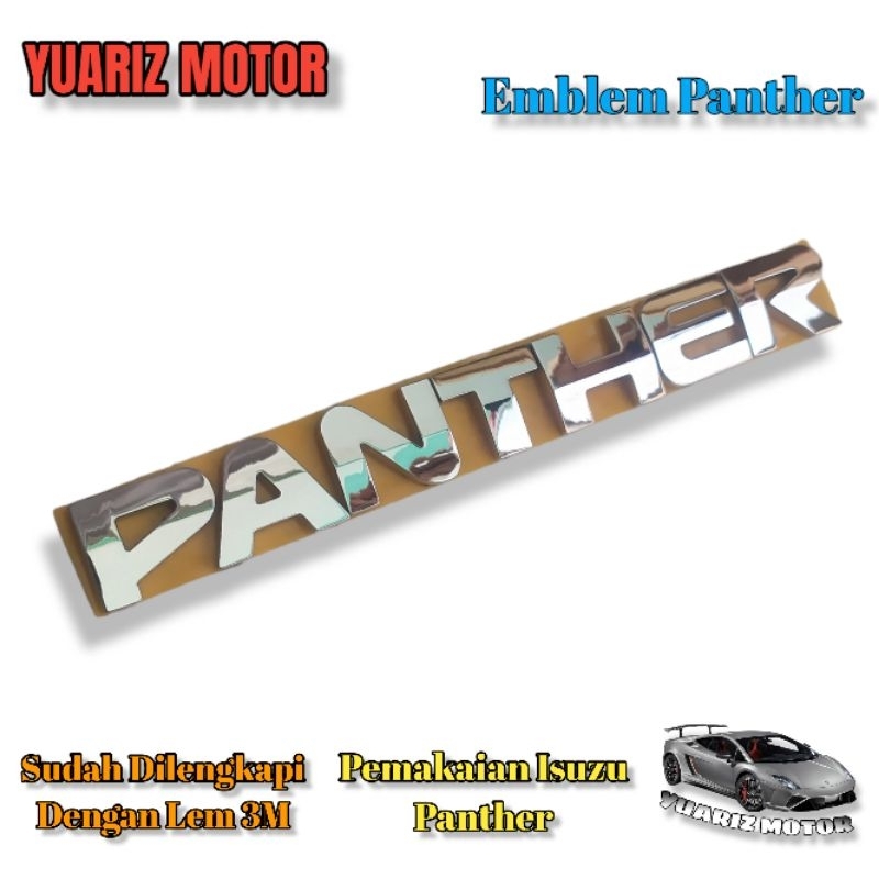 Original PANTHER WRITING LOGO EMBLEM | Shopee Malaysia