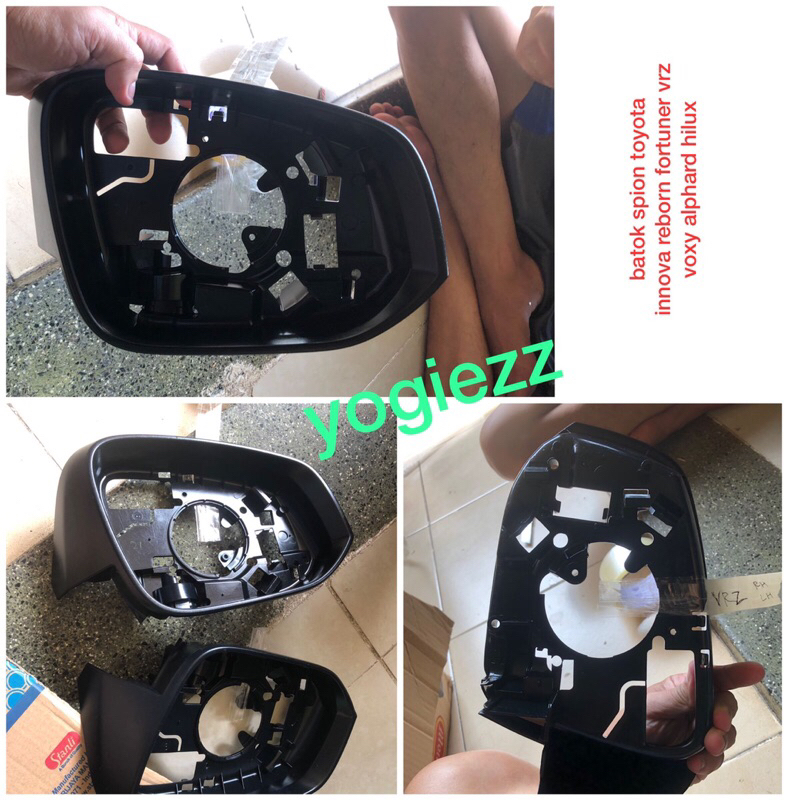 Rear view mirror shell toyota innova reborn fortuner vrz alphard voxy ...