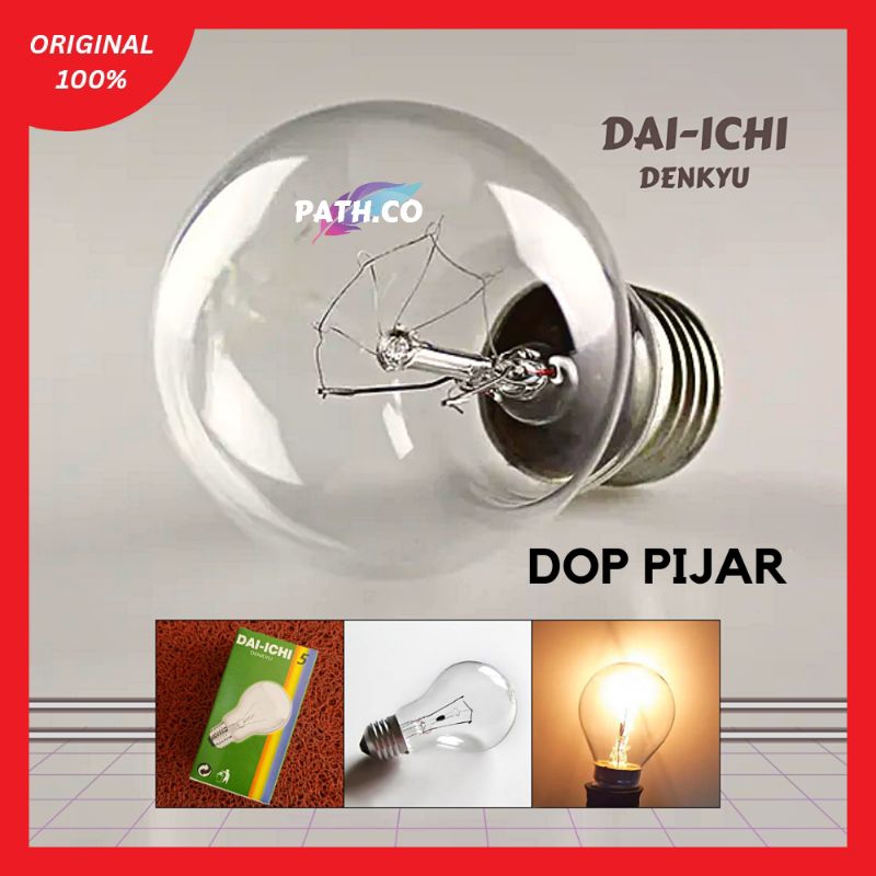 Warm Yellow Dai-Ichi Denkyu Incandescent Dop Light | 5w Chicken Coop ...