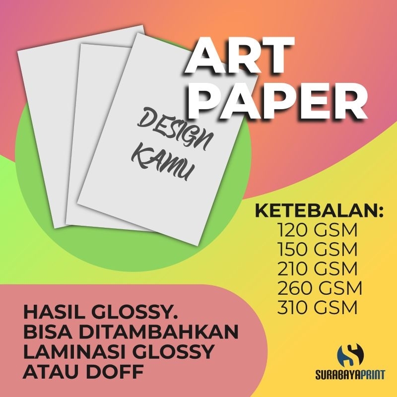 [1 Anniversary] Print Art Paper Size A3+ Full Color | Art Carton ...