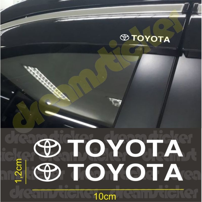 Toyota Car Water Gutter Cutting Sticker Car Sticker | Shopee Malaysia