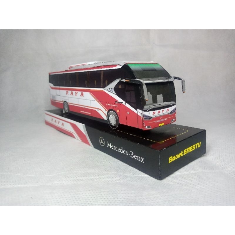 Miniature BIS bus PAPERCRAFT RAYA DWI RAYA LAKSANA LEGACY SR2 HD PRIME ...