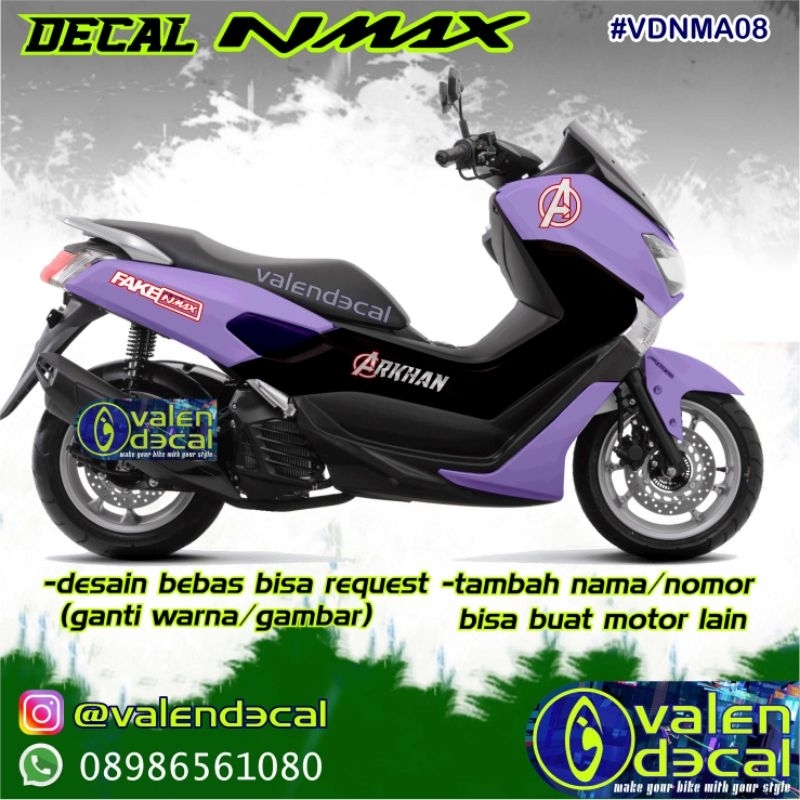 Nmax full body Striping Decal Sticker | Shopee Malaysia