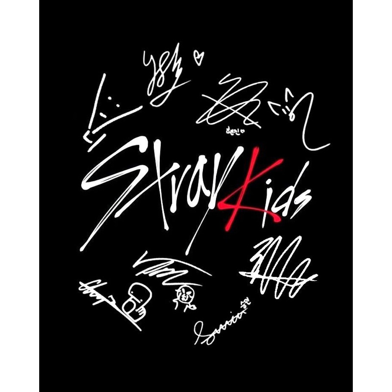 Straykids signature SKZ signature sign sticker (read description ...