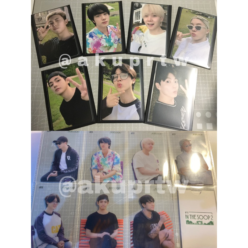 [BTS] Photocard Clear Photo Set In The Soop 2 Namjoon RM Seokjin Jin Yoongi Jhope Jimin Taehyung ...