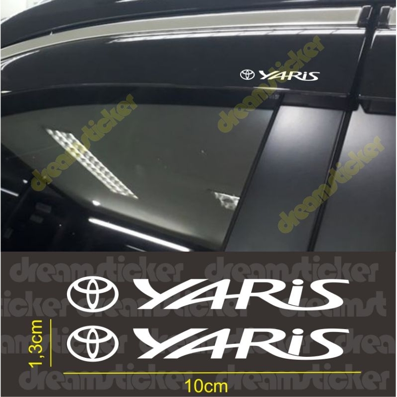 Cutting Sticker Gutter Car Toyota Yaris Car Sticker | Shopee Malaysia
