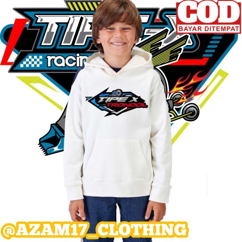 Hoodie Sweater Jacket for Children Type X Racing Type X trondol Type-X ...