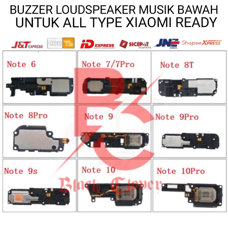 Lower Music Loudspeaker Buzzer Xiaomi Redmi Note 6 7 8 8T 9S 10 6A 7A 8A 9A 10X Pro Buzer Loud ...