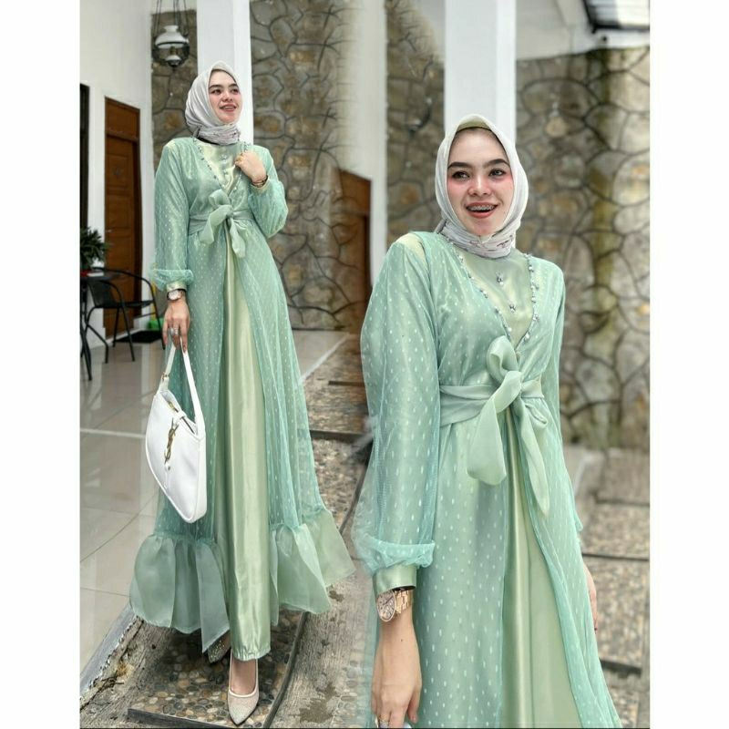 Listya dress deebaofficial - bridesmaid Uniform Invitation gamis ...