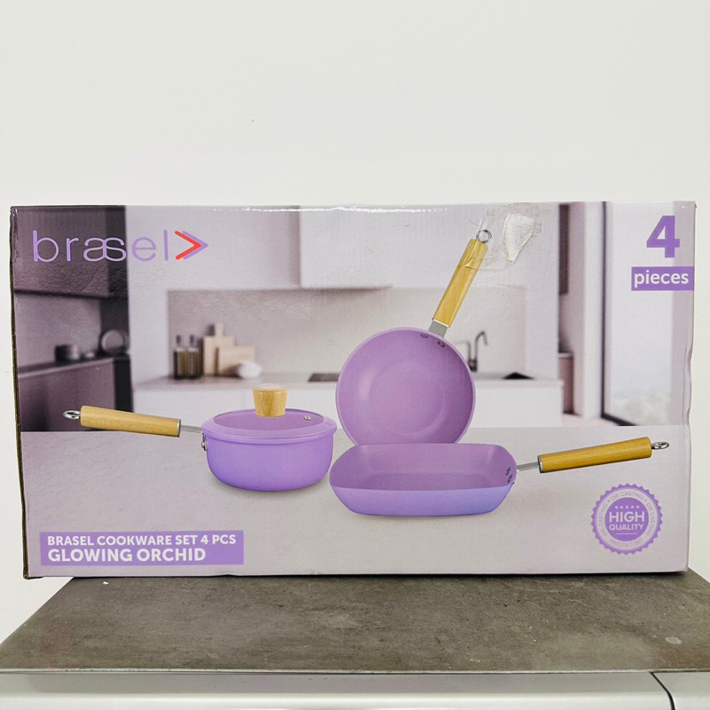 Induction pan set marble coating cooking set marble coating Brasel pan ...