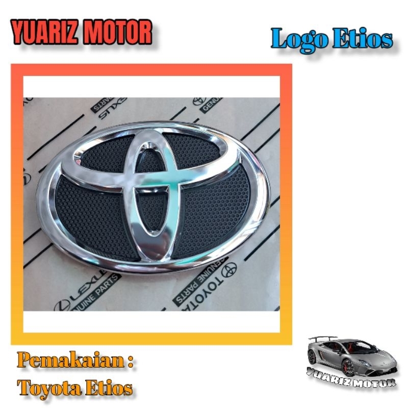 Original TOYOTA ETIOS FRONT LOGO TOYOTA ETIOS FRONT GRILL LOGO | Shopee ...