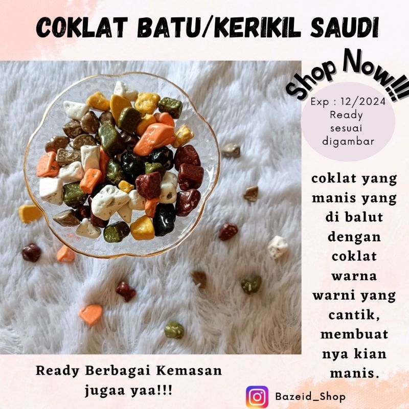 Original Saudi Arabia Chocolate Stones / Pebbles / Chocolate | Shopee ...