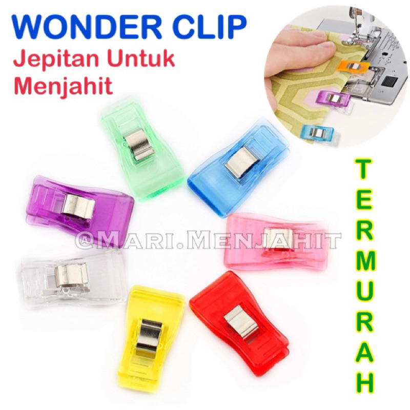 Wonder Clip - Plastic Divider Material Stitching Clamp Fabric Material ...
