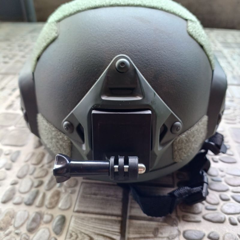 Mounting Gopro Camera Mount Helmet Mich Tactical Military | Shopee Malaysia