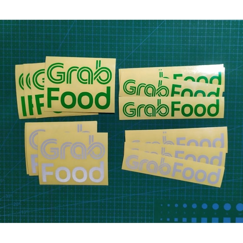 Grabfood Cutting Reflective Stickers | Shopee Malaysia