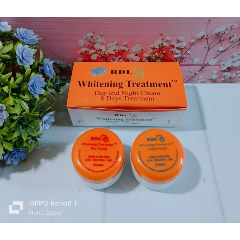 Cream RDL Whitening Treatment Day & Night Cream 8 Days Treatment 2x20 ...