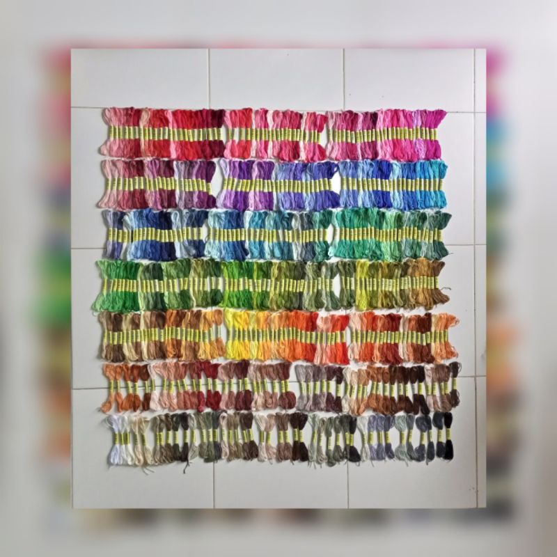 Serilcomplete Embroidery Thread Package 447 Colors Reapetition No ...