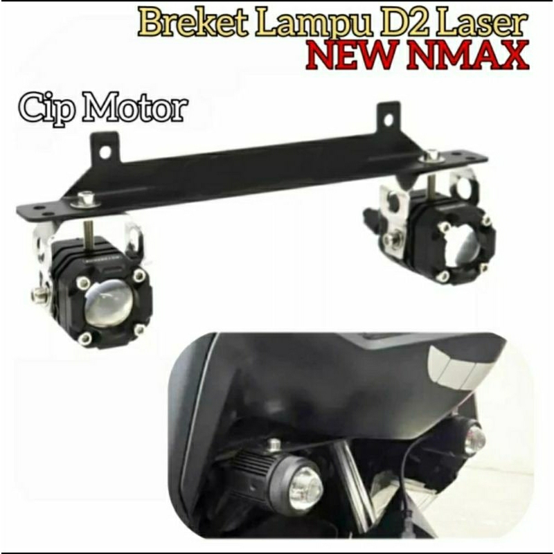 Nmax Motorcycle Laser D2 Light Breket 2020 2021 2022 2023 Pnp | Shopee ...