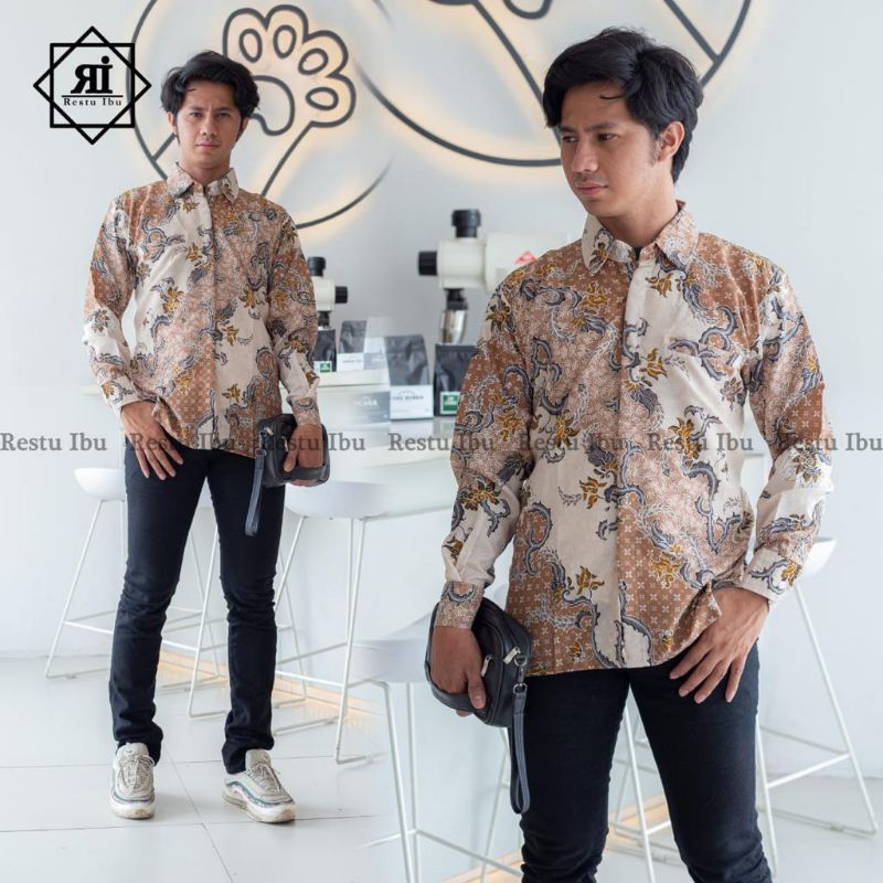 KEMEJA Long SLEEVED BATIK SHIRT / PARTY BATIK / WEDDING BATIK ...