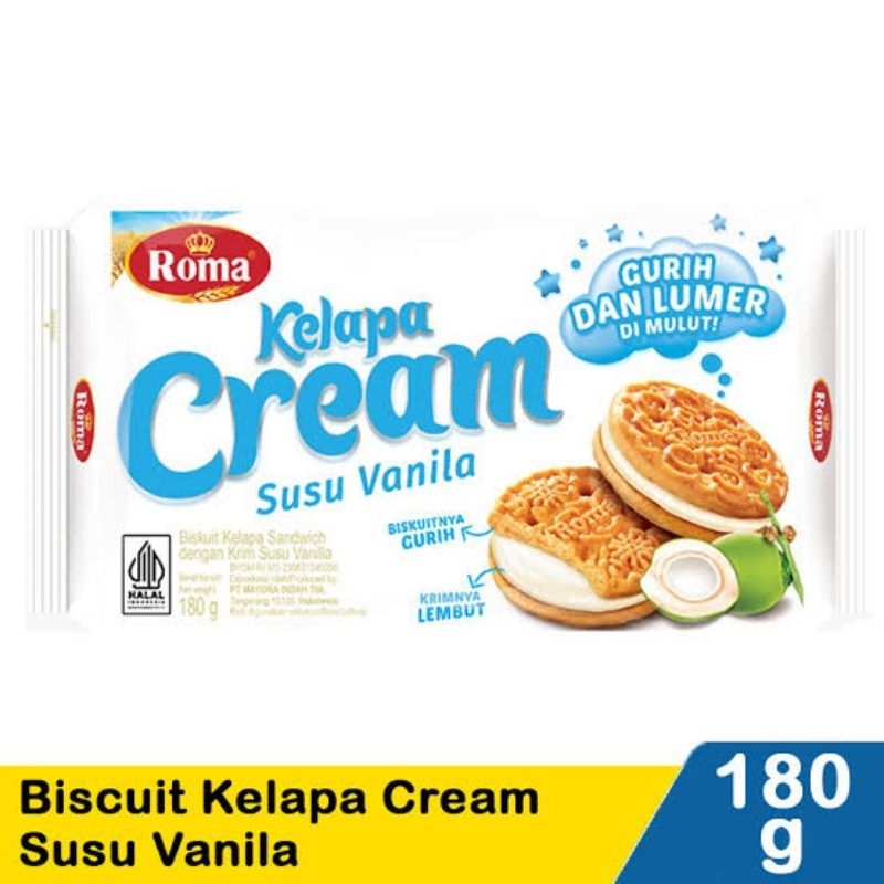 Roma Coconut Cream Vanilla Biscuits 180g / Chocolate 189g | Shopee Malaysia