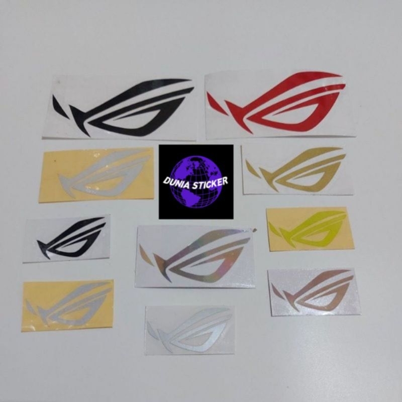 Rog Logo Sticker Cutting Sticker Viral Motorcycle Waterproof Shopee Malaysia