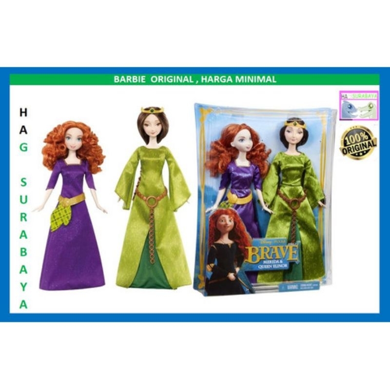 Barbie Disney Pixar Brave Merida And Queen Elinor | Shopee Malaysia