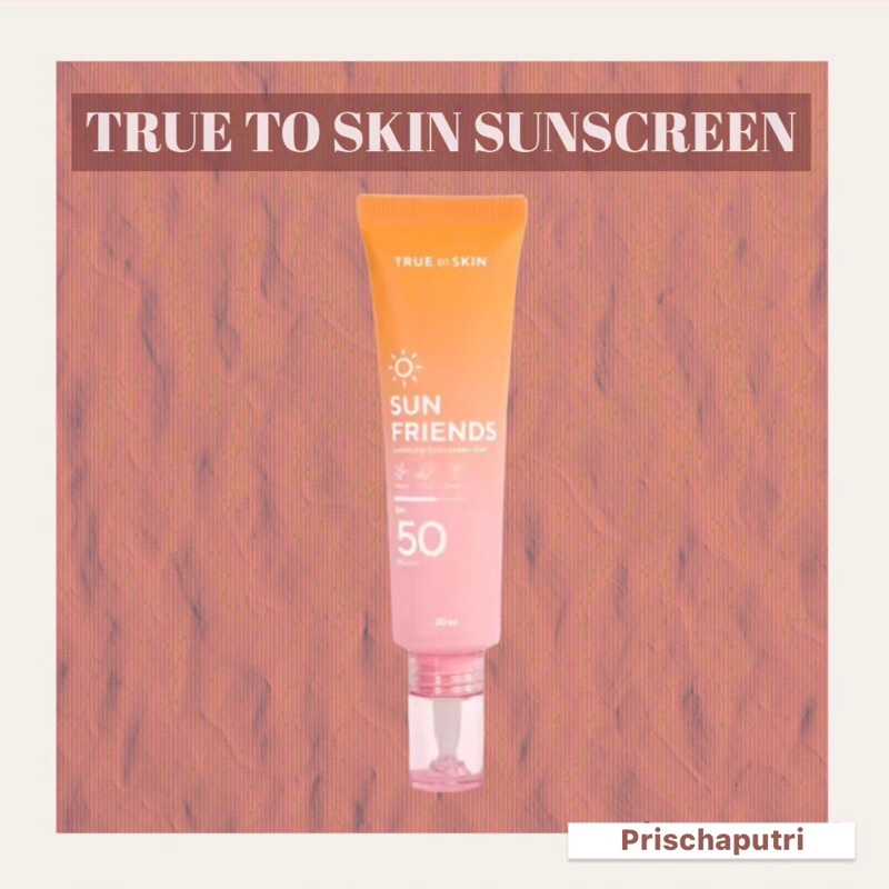 True TO SKIN SUN FRIENDS SOOTHING SUNSCREEN GEL - 15ml - 30ml - SPF 50 ...