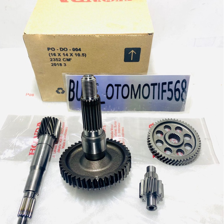 Gear BOX GEAR BOX GEAR PULLY Axle Ratio SET BEAT FI ESP K81 Smooth ...