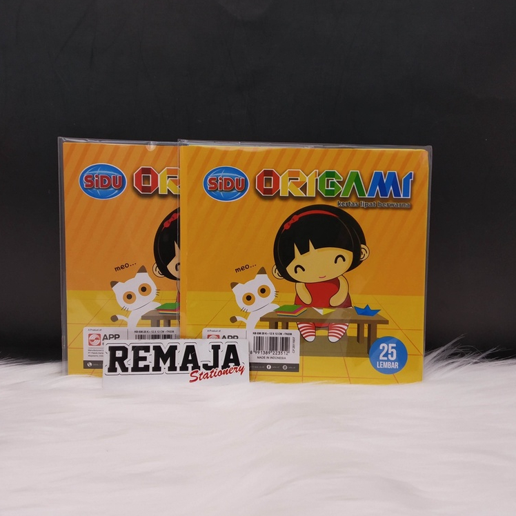 Origami / SIDU Folding Paper Size 12 x 12 cm Contains 25 sheets ...