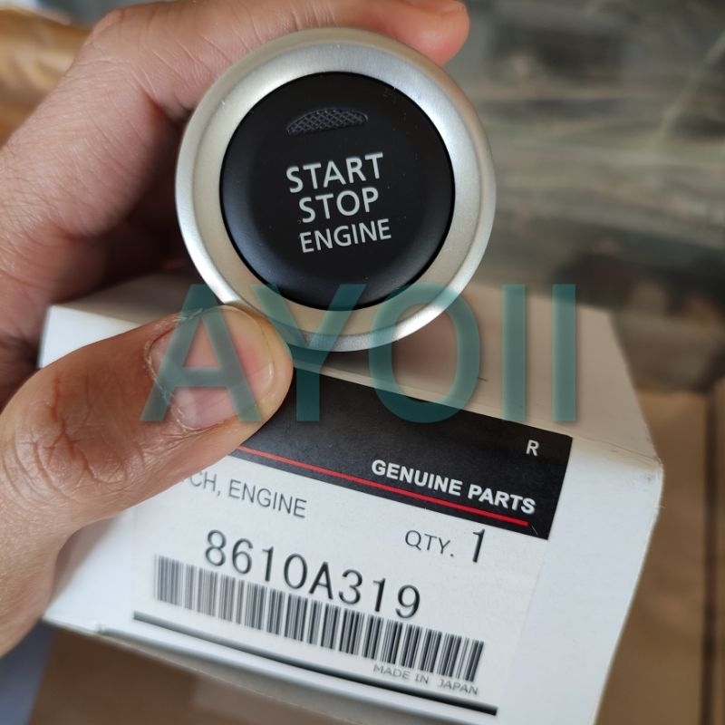 TOMBOL Original Mitsubishi Mirage Pajero Facelift 8610A319 Engine Start ...