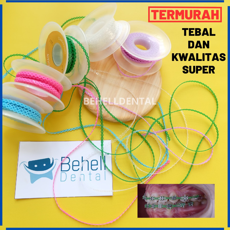 Thick STRONG RUBBER BEHEL POWER CHAIN 50CM OR 1/2 METER PREMIUM ...