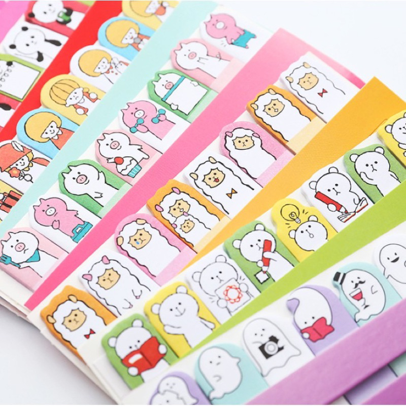 Sticky note / book separator sticker / memo | Shopee Malaysia