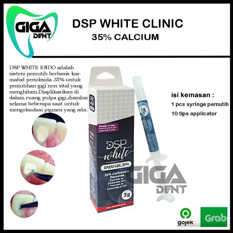 Dental DSP WHITE ENDO GEL WHITENING BLEACHING ENDO/INTRA CORONAL/DENTAL ...