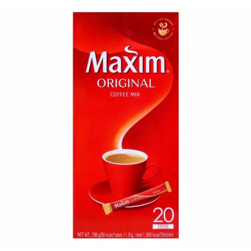 Maxim Coffee Original Coffee Mix (20 Sachets Contents) | Shopee Malaysia