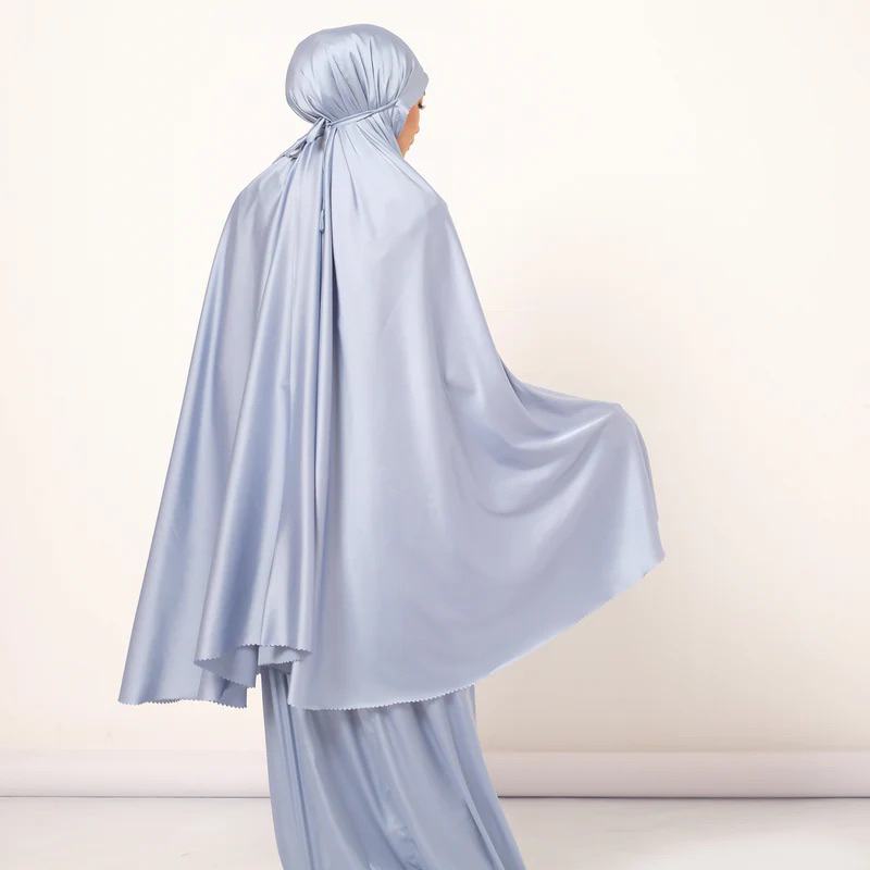 Dauky Premium Silk Prayer Set Mukena Laser Cut | Shopee Malaysia