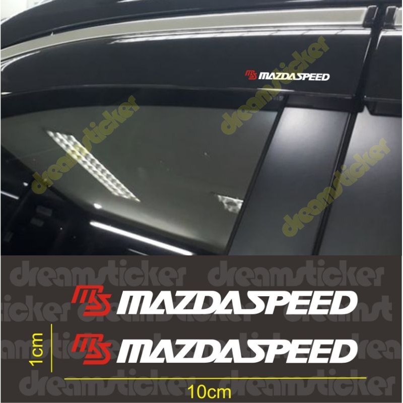 Cutting Sticker Gutter Car Mazdaspeed Car Sticker | Shopee Malaysia
