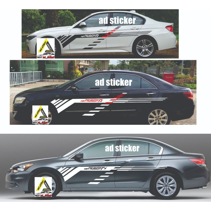Car STICKER SEDAN VIOS COROLLA MERSEY Etc STICKER CUSTOM STICKER ...