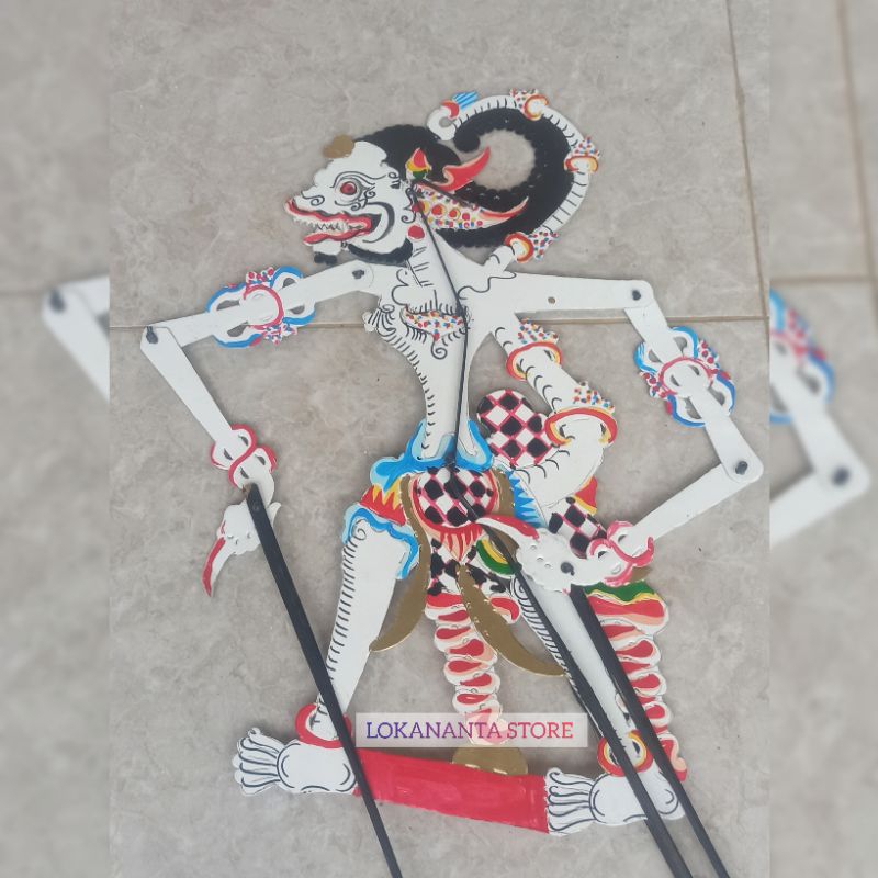 Anoman HANUMAN Puppet Figure Puppet Leather Puppet Material Duplex ...
