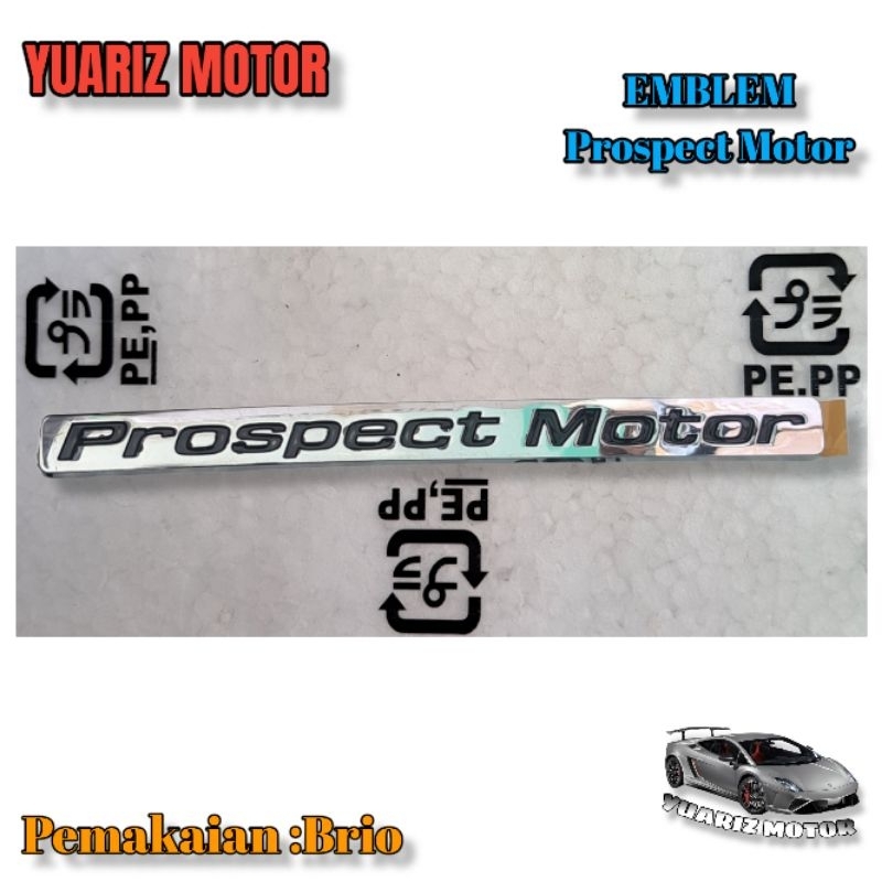 Emblem LOGO Writing PROSPECT MOTOR ORIGINAL EMBLEM PROSPECT MOTOR HONDA ...