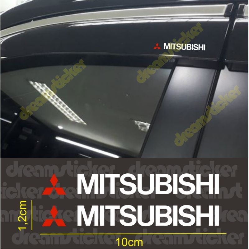 Cutting Sticker Gutter Car Mitsubishi Car Sticker Car | Shopee Malaysia