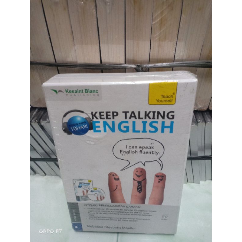 Keep TALKING ENGLISH BOOK 10 DAYS Rebecca Klevberg moeller | Shopee ...