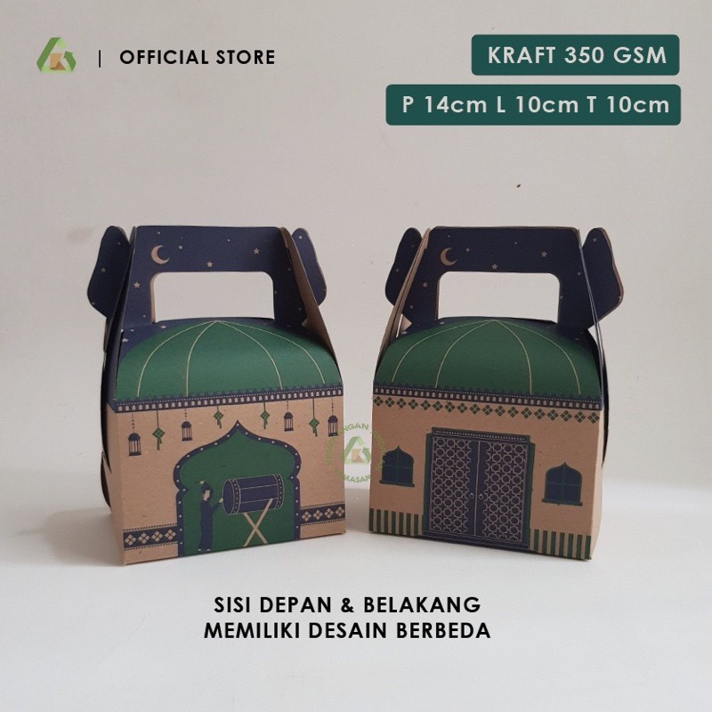 Ready TO SEND DOUBLE BOX EID UL FITRI/UNIQUE VIRAL CUTE PACKING/ EID UL ...