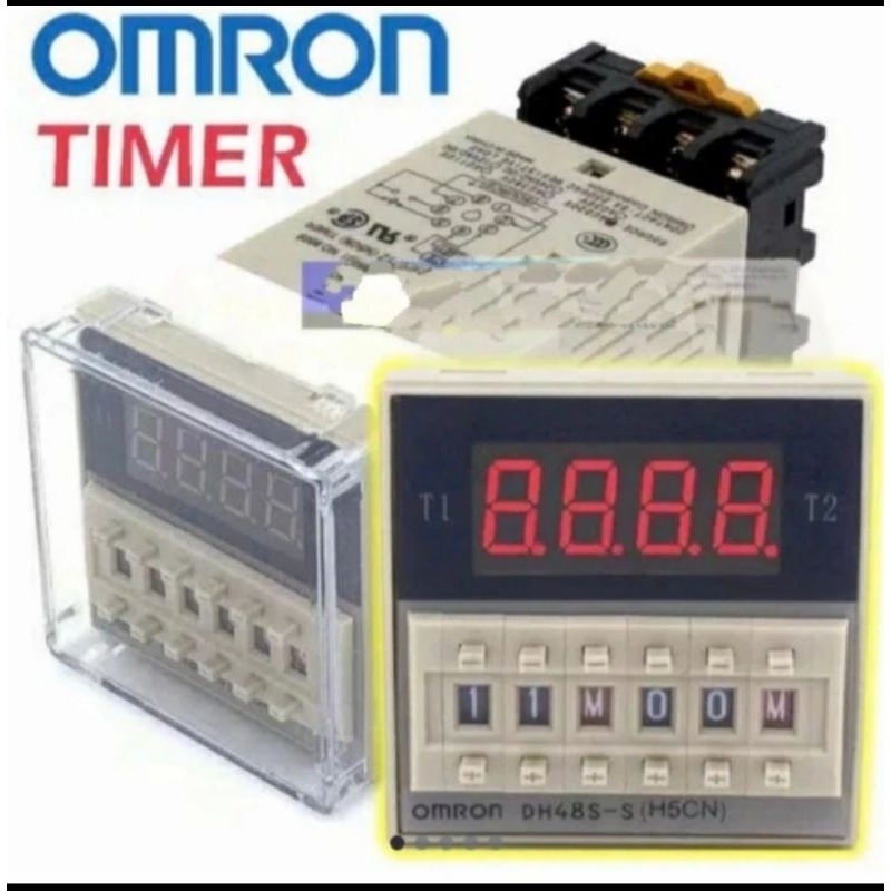 MESIN OMRON DIGITAL TIMER DH48S-S PRECISION RELAY TIME RELAY TWIN COUNTRY EGG DROP MACHINE ...
