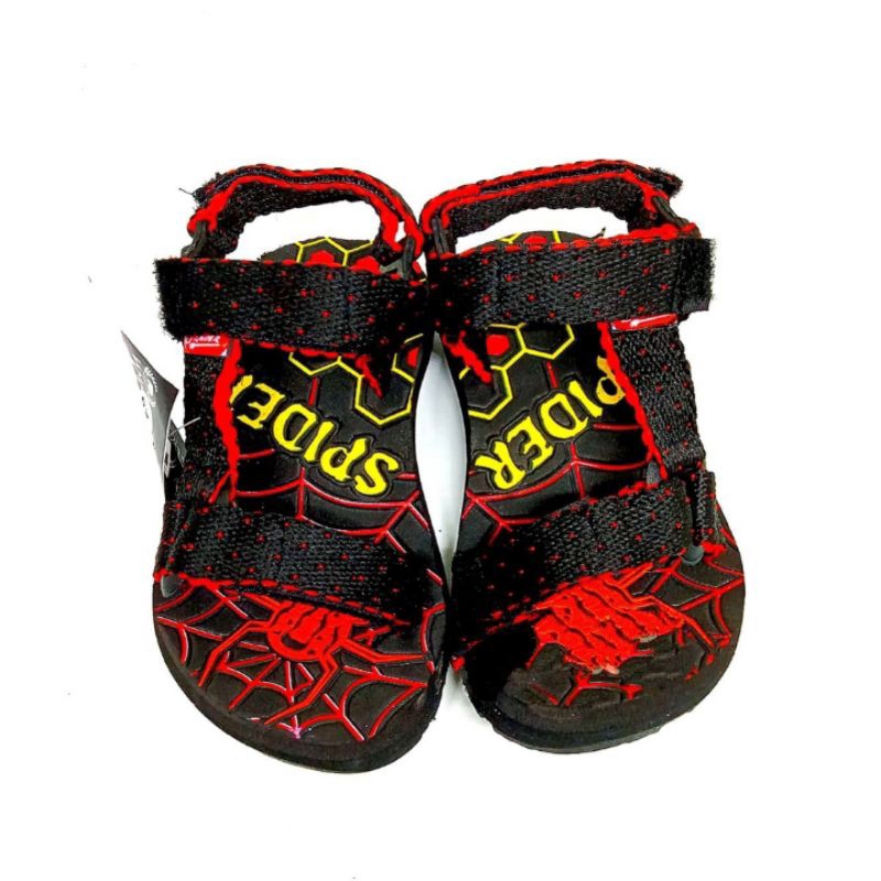 Spiderman character sandals for boys outdoor sandals | Shopee Malaysia