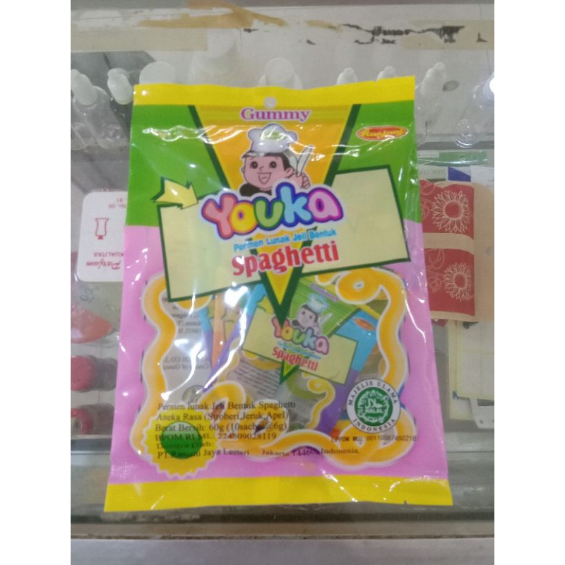 Youka Spaghetti Candy 60gr spaghetti jelly soft candy. | Shopee Malaysia